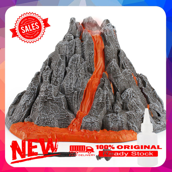 Children Toy with LED PVC Volcanic Eruption Model for Office | Daraz.com.np