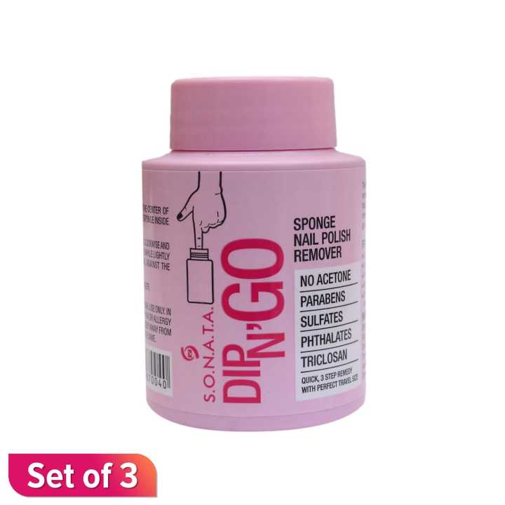 Dip N' Go Nail Polish Remover 100ml Set Of 3 | Daraz.com.np
