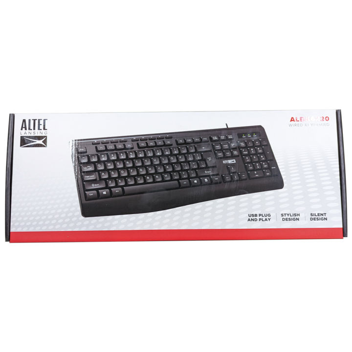 ALTEC LANSING KEYBOARD BLACK ALBK6220 | Daraz.com.np