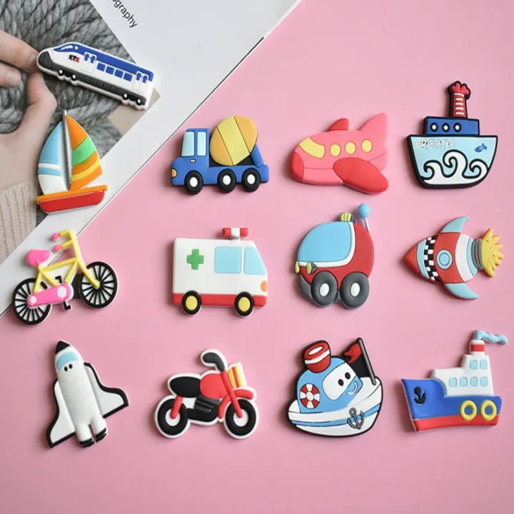 Cute Cartoon Refrigerator Magnet Silicone Creative Soft Rubber Sticker ...