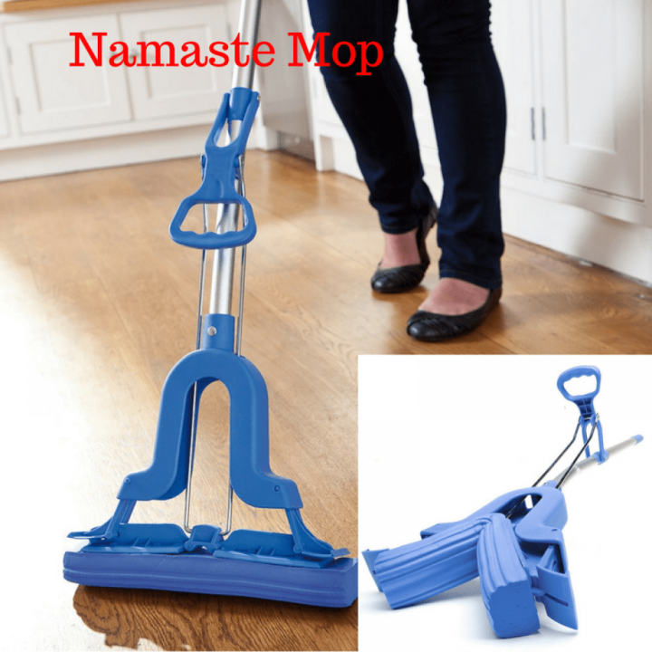 Magic Pva Floor Cleaning Mop | Easy Squeeze Sponge Cleaning Mop With ...