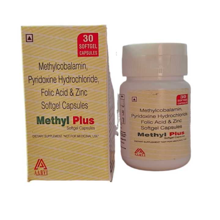 Methyl Plus Food Supplements Multivitamins 30 Capsules For Bone And ...