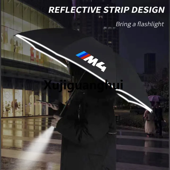 Xujiguanghui Car LED Rain Umbrella Automatic Folding Portable Windproof ...