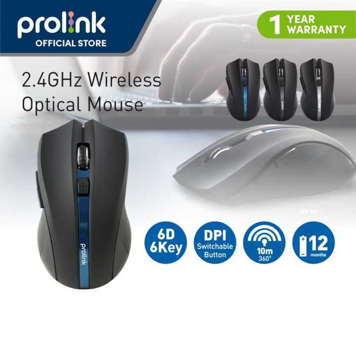 Prolink Wireless Optical Mouse - PMW6005 | Daraz.com.np
