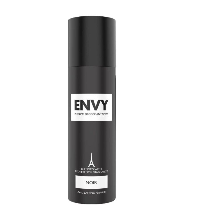 ENVY Noir Deodorant Body Spray for Men 120ml | Long-Lasting Fragrance ...