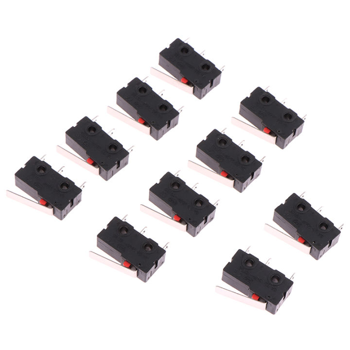 10Pcs Tact Switch KW11-3Z 5A 250V Microswitch 3PIN Limit Switch Buckle Roller Arc lever Snap ...