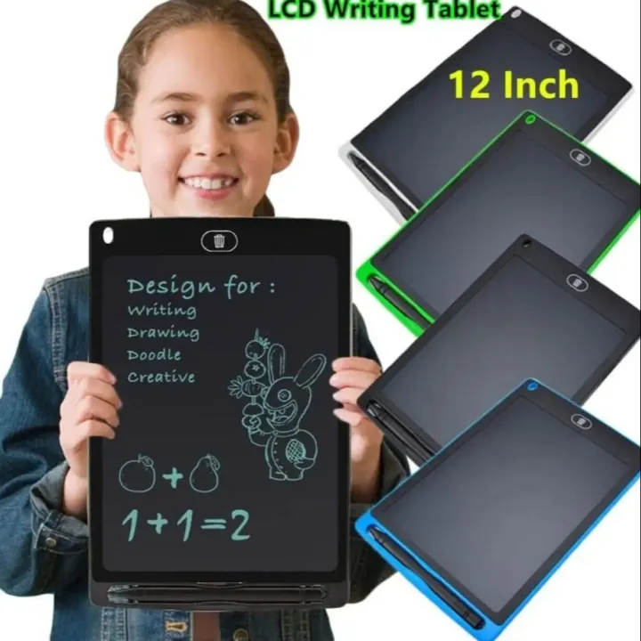 12 Inch LCD Update Multi Function Writing Tab 3 In 1 Mouse Pad Ruler ...