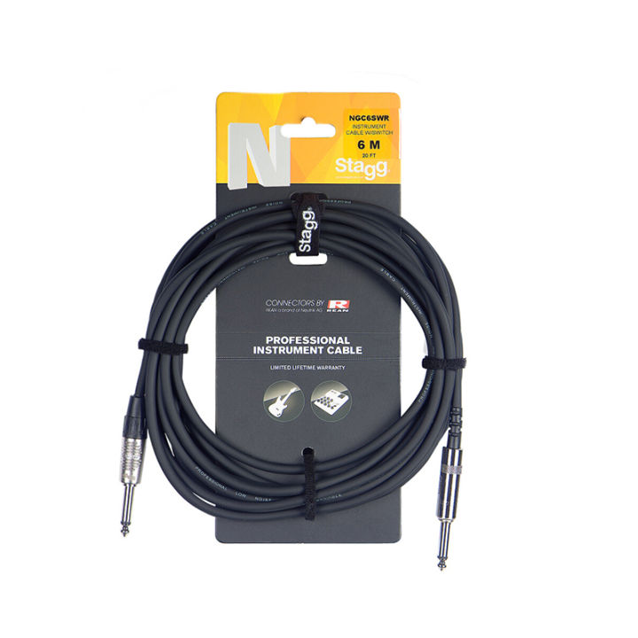 Stagg NGC6SWR Guitar Instrument Cable, 6m | Daraz.com.np