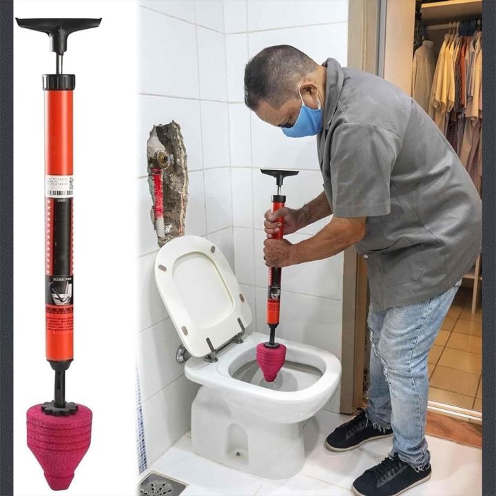 Air Drain Cleaner Multifunctional High Pressure Toilet Plunger Durable ...