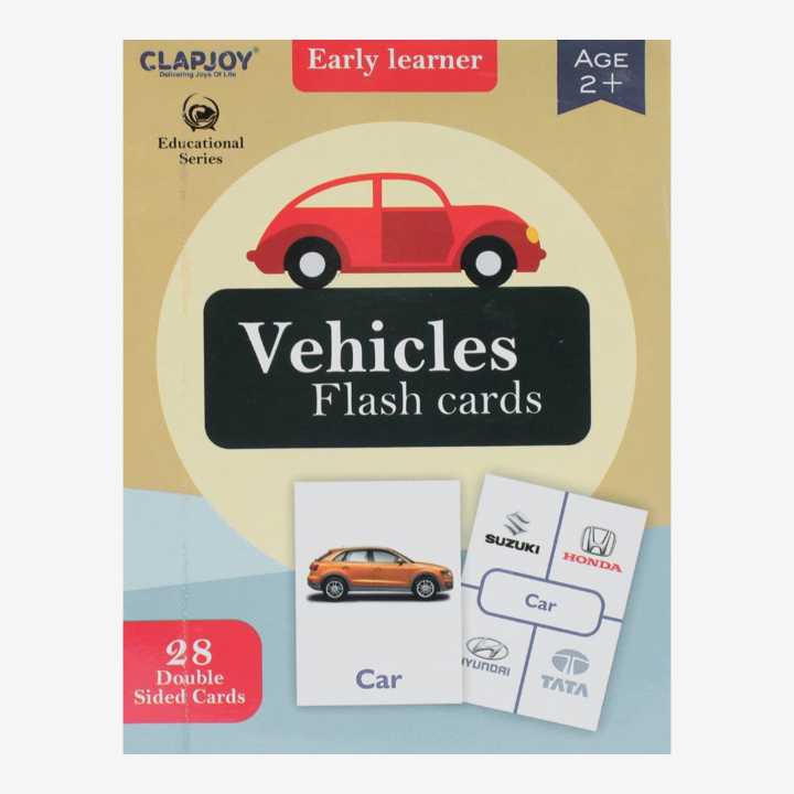 Vehicles Flash Cards | Daraz.com.np