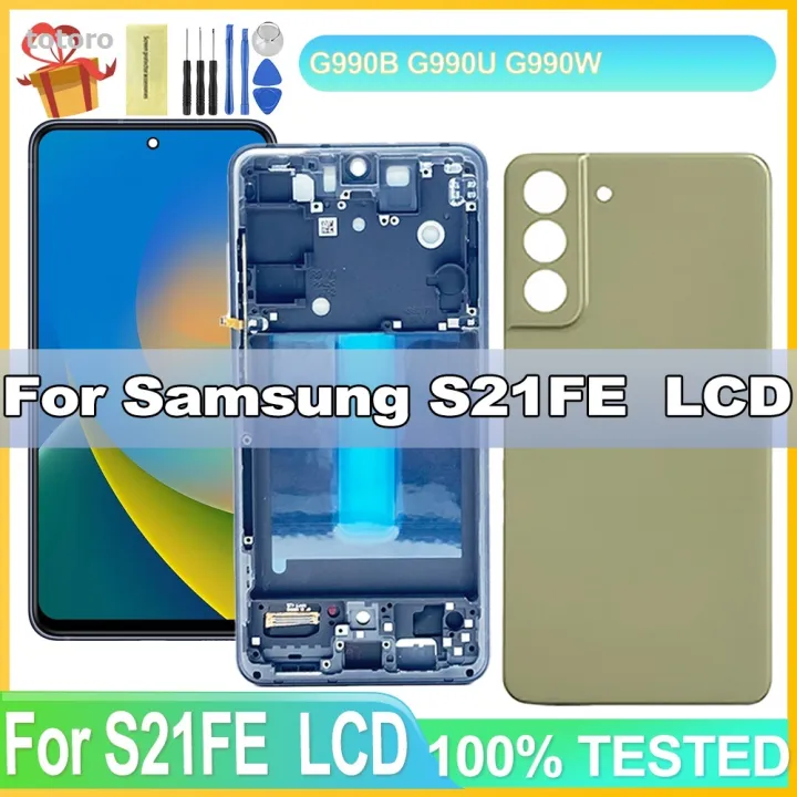 totoro G990W Display G990U G990B S21 FE TFT Quality Screen for Samsung ...