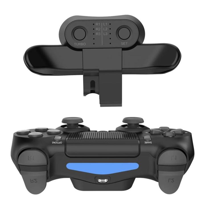 Qubix For PS4 Controller Paddles Extended Gamepad Back Button Attachment Joystick Rear Buttons ...