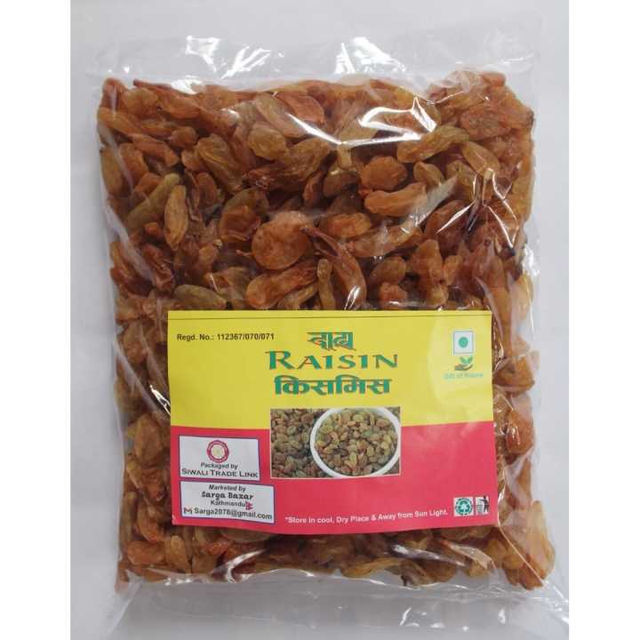 Dry Yellow Raisin Kismis Dakh Dry Fruit - 500Gm | Daraz.com.np