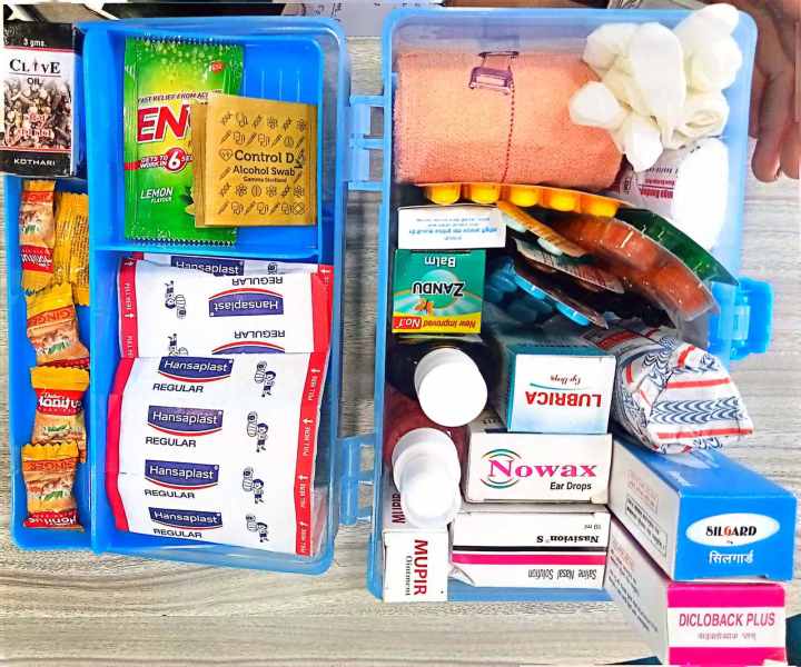 First Aid Box With Medicines -Small | Daraz.com.np