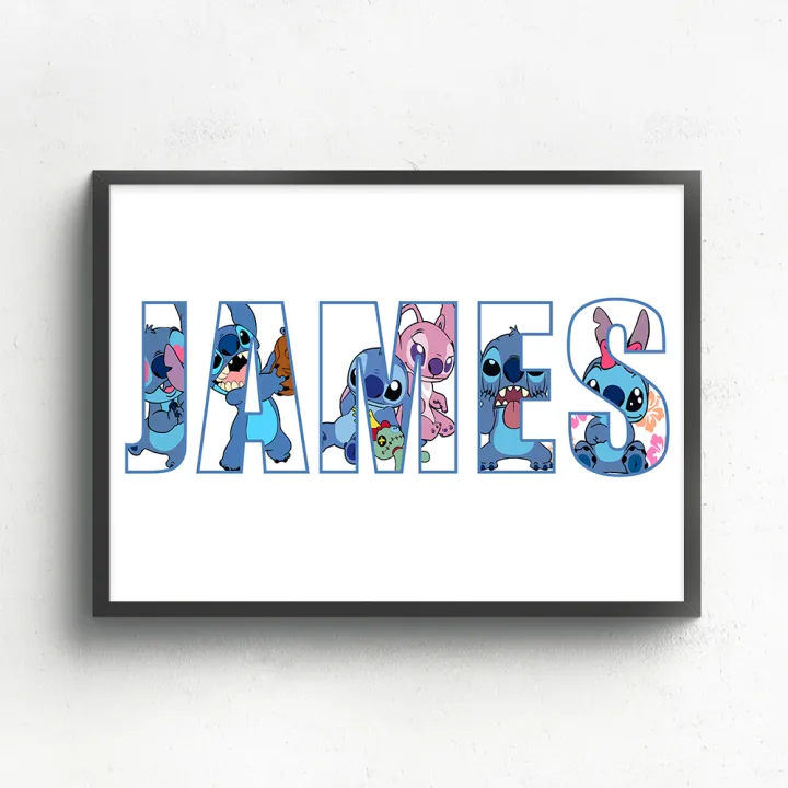Home Painting Canvas Gift Poster Printing Personalized StitchLiloand ...