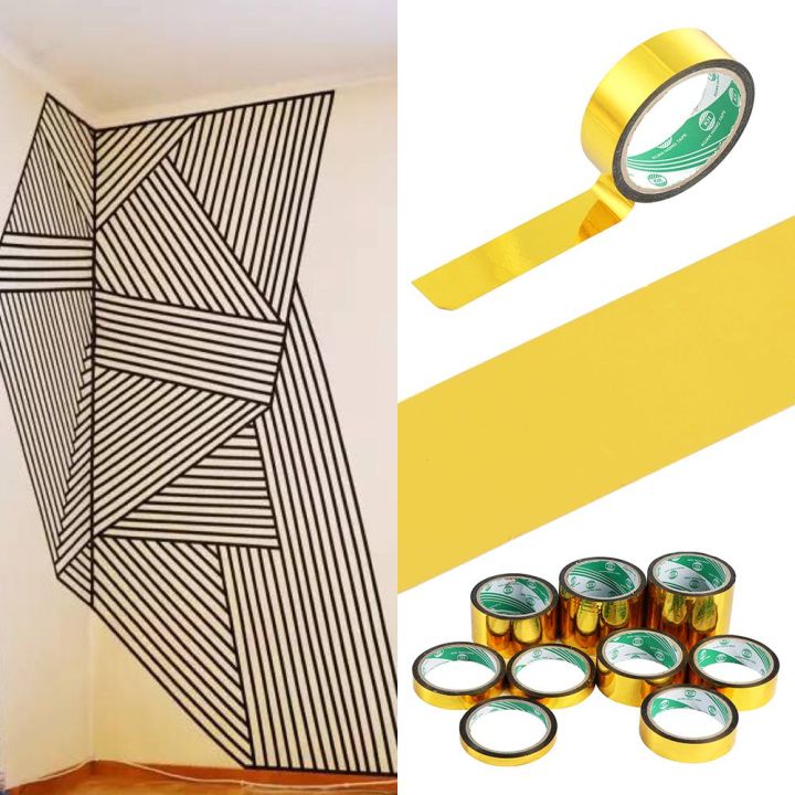 Flash For Decoration DIY Laser Reflective Tape Golden Tape | Daraz.com.np
