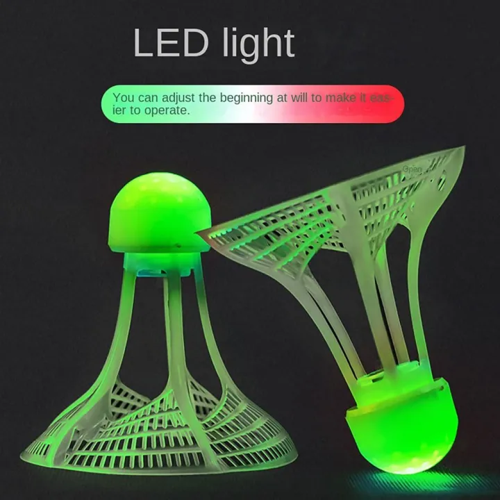 1/2/5pcs Lighting Super Resistant Luminous Badminton with LED Light ...