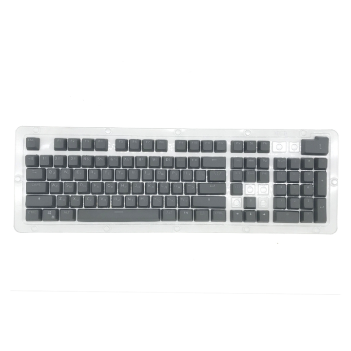 104 Keys Retro Round Keycaps Double DIY Russian English Backlight PBT ...