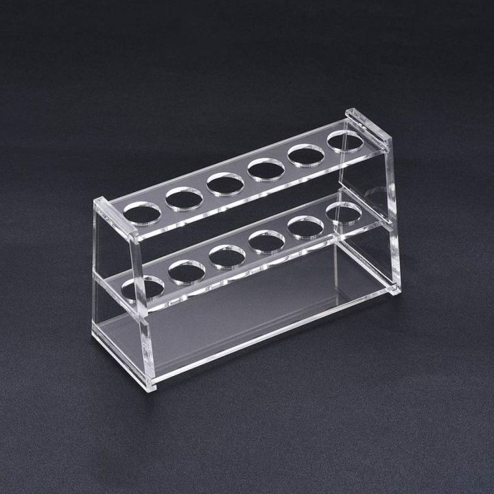 Lightweight 6 Well Acrylic Test Tube Holder Arcylic 16mm Centrifuge ...