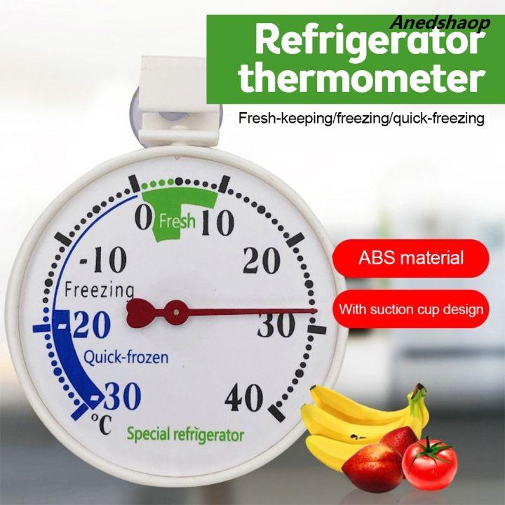 Anedshaop Refrigerator Freezer Thermometer Fridge Refrigeration ...