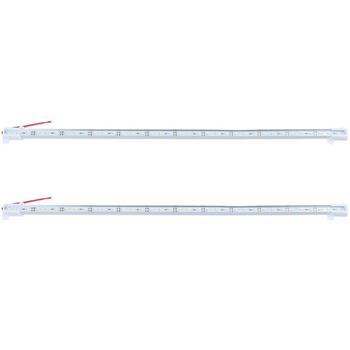 2X, 50CM 12V 36 LED 5050 Strip Bar Light Aluminum Rigid Warm White ...