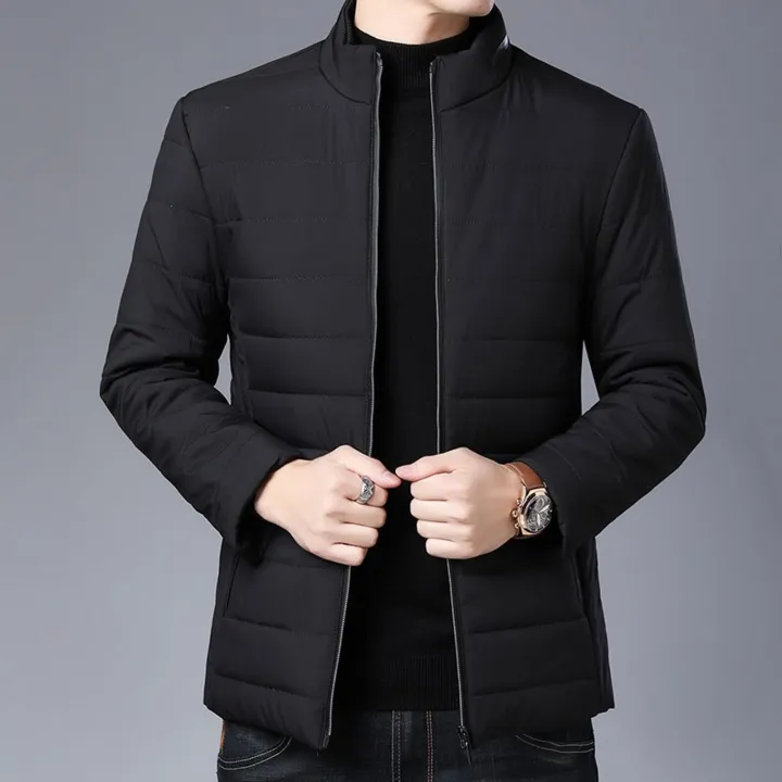 New Men’s Winter Warm Hollow Fiber Jacket/ Stylish/ Warm Jacket | Daraz ...