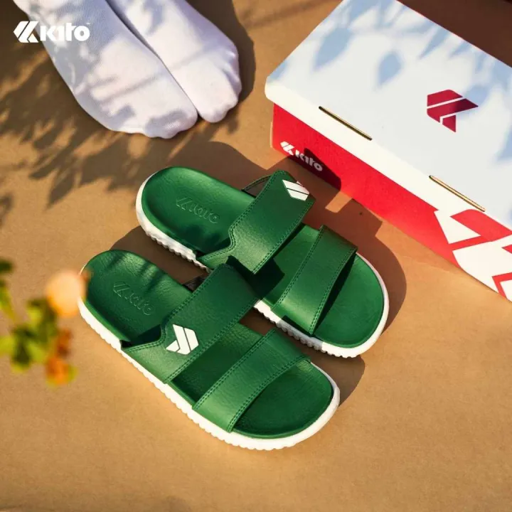 Kito Slippers for Men- AH49 Green Slides | Daraz.com.np