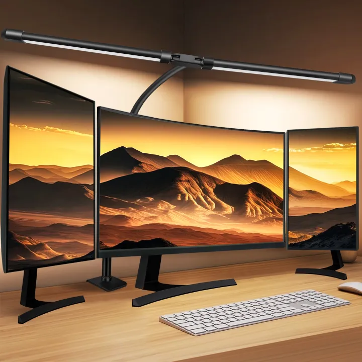 Desk lamp eye protection and 3 office suitable desk lamp clip-on double ...