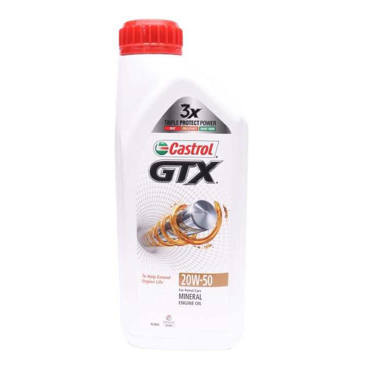 Castrol GTX 20W-50 Engine Oil 1L For Suzuki Swift | Daraz.com.np