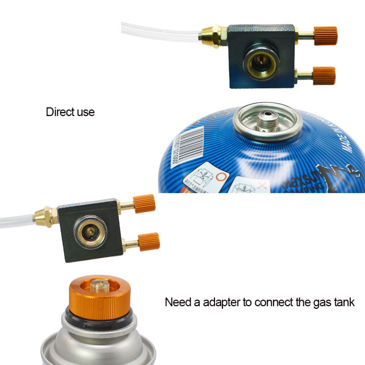 HOT Camping Gas Stove Gas Refill Adapter Hiking Outdoor Burner Bridge ...