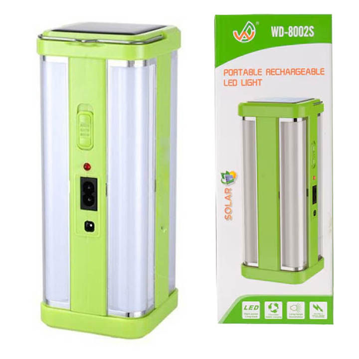 Solar Charger Light Wd-8002S Rechargeable Light For Home Emergency Led ...