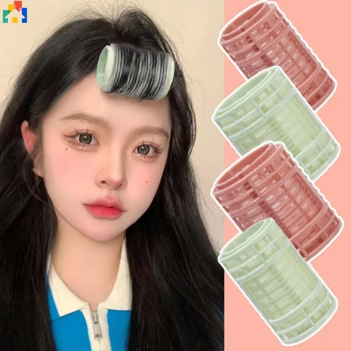 【VisioN Super Shop】Bangs Hair Rollers Self-adhesive Lazy Bang Hair ...