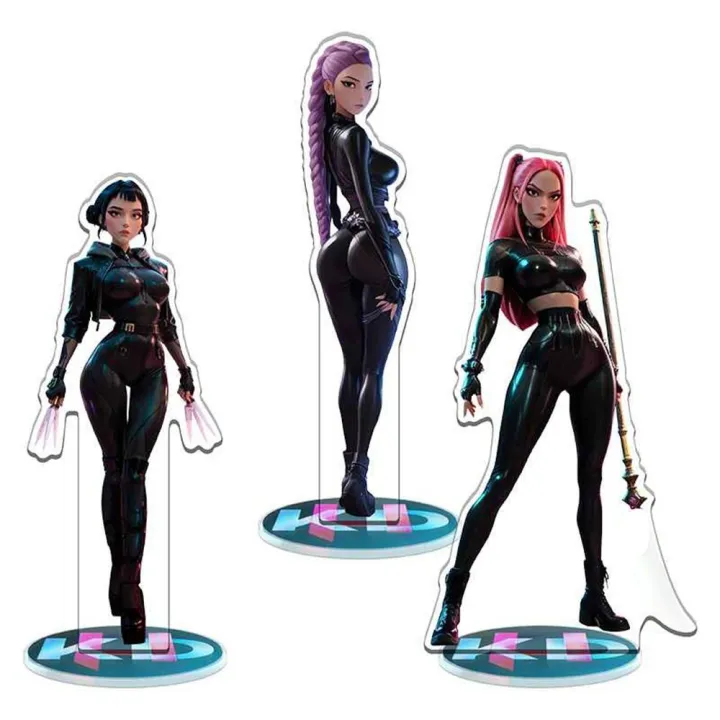 Peripheral Rumi Mira Zoe KPop Demon Hunters Standing Plates Huntrix ...