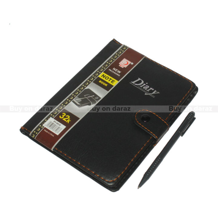 Personal Dairy/Notebook With Pen & Hard Cover 32k- 80 pages | Daraz.com.np