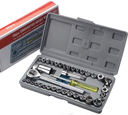 40 In 1 Wrench Toolkit With Screwdriver And Socket Tool Box Set | Daraz ...