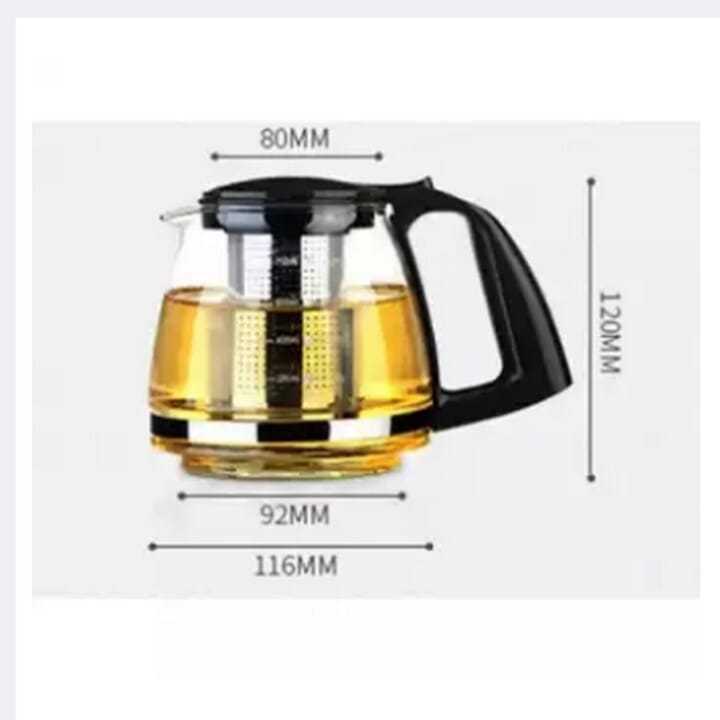 Heat Resistant Glass And Green Tea Pot 900Ml | Daraz.com.np