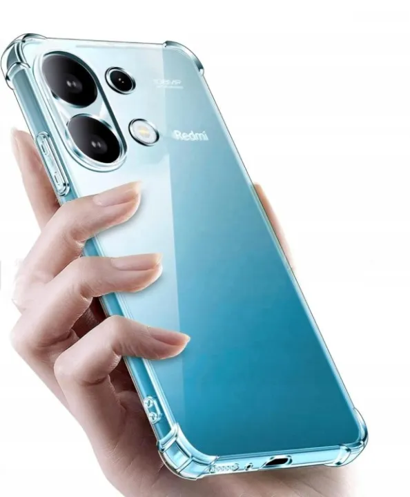 Soft Transparent Xiaomi Redmi Note 13 4G Cover Airsac Shock Proof Shell ...