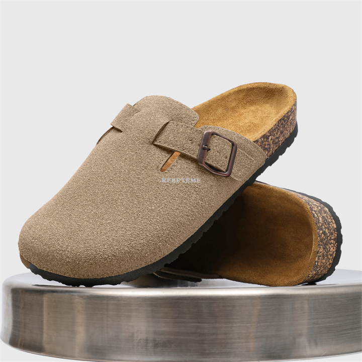 KEBETEMEDesigner Clogs Slippers Women Men Cork Flat Clog Sandals Summer ...