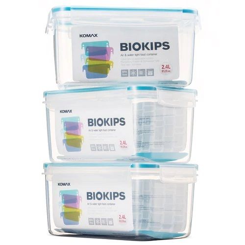 Komax Biokips Plastic Vegetable Storage Containers 2.4L (81-oz) - 1 Pcs ...