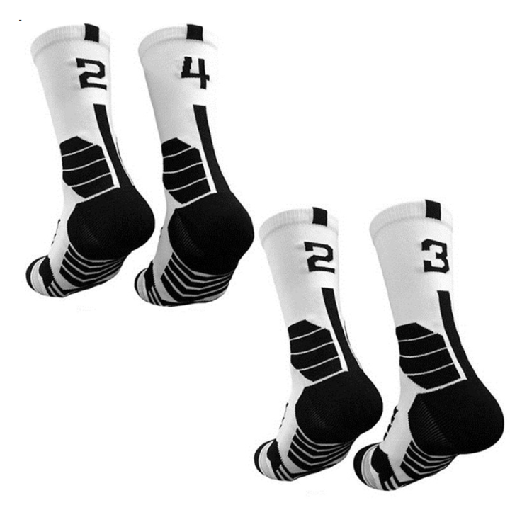 DISICHEN High Quality White Basketball Socks Free Black Combination ...