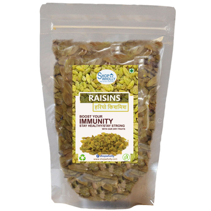 SHOP WHOLLY Dry Raisins (Green Kismis) 1kg | Daraz.com.np