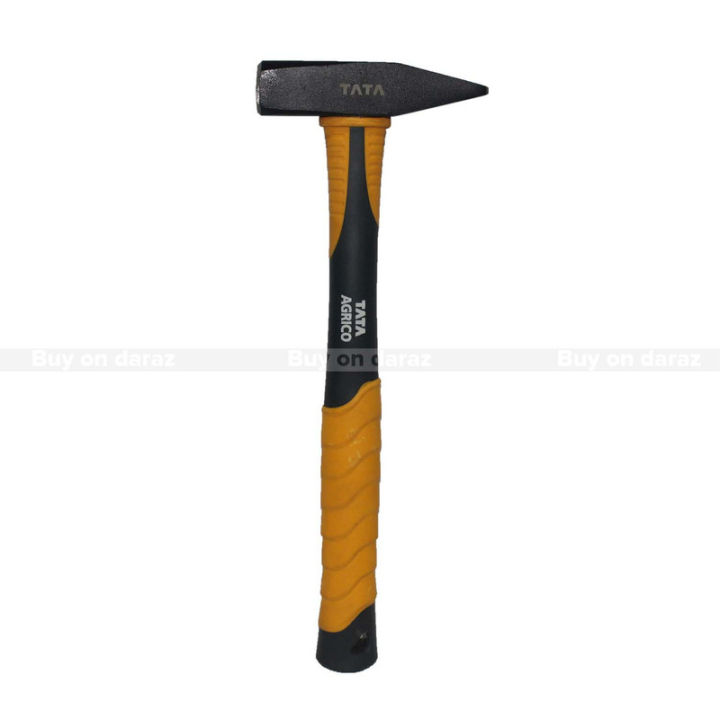 Yellow/Black TATA AGRICO Machinist Hammer With 297mm FG Handle 500GR ...