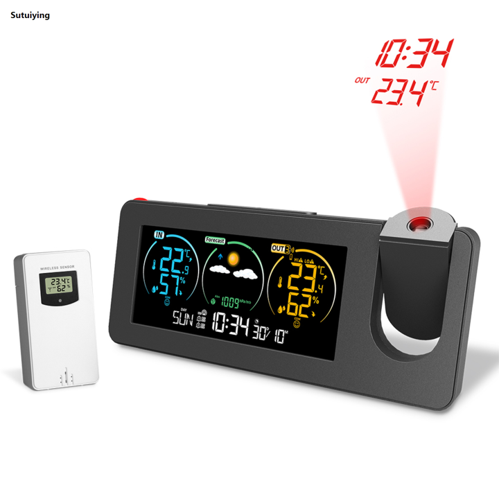 Weather forecast, color screen instrument, professional weather station ...