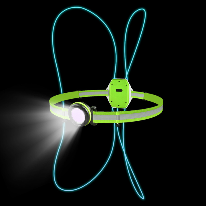 Rechargeable Outdoor Night Running LED 360 Reflective Chest Light With ...