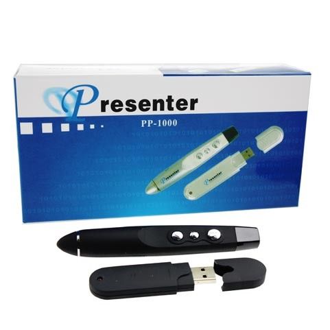 Laser Pointer Pen For Powerpoint Presentation Remote Controller + USB ...