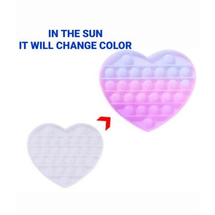 Pop It In The Sun It Will Change Color Fidget Toy Rainbow Chess Board ...