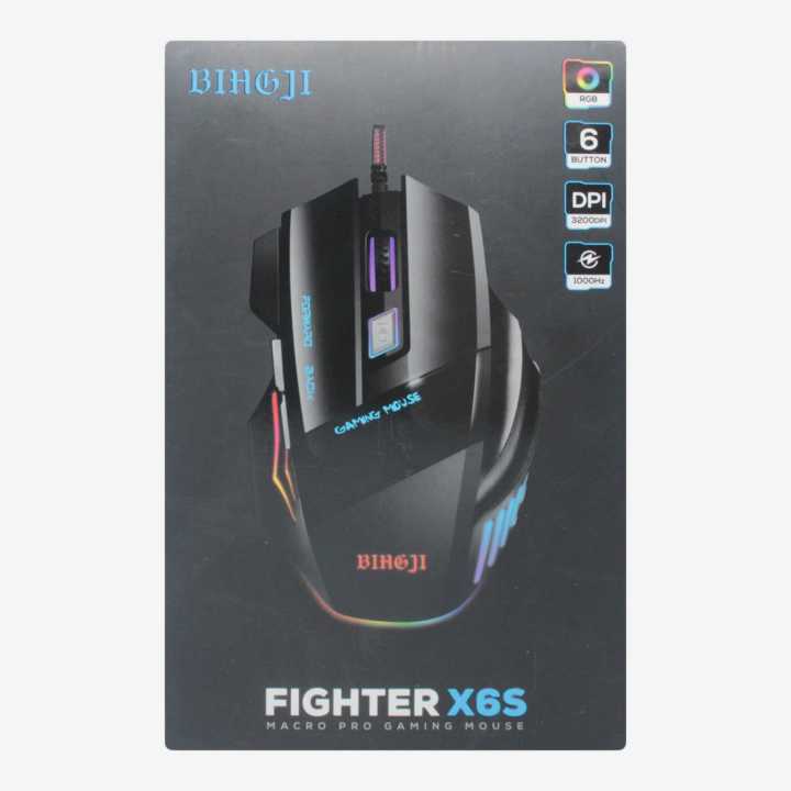 Black Fighter X65 Gaming Mouse | Daraz.com.np