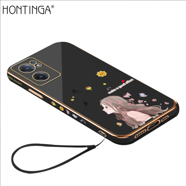 Hontinga for OnePlus Nord CE 2 5G Back Cover Luxury 6D Plating Lovely ...