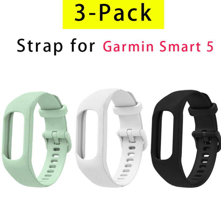 New 3 Pack Mixing Colors Garmin Smart 5 Compatible with Silicone Strap ...