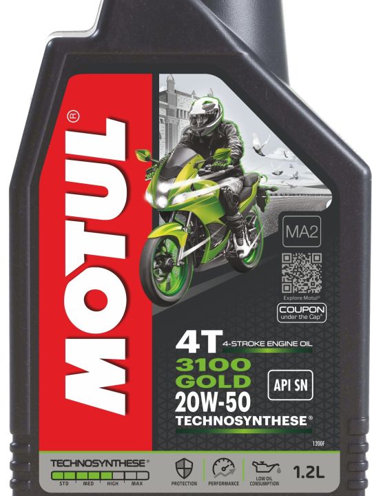 Motul 3100 4T Gold 20W50 API SM Semi Synthetic 1.2 L | Daraz.com.np